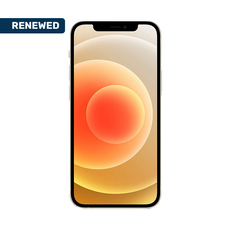 Boost Renewed Apple iPhone 12 64GB White | VIP Wireless
