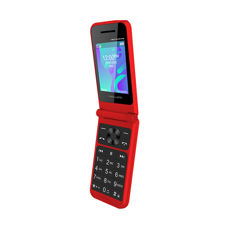 Genmo Maxwest NEO Flip LTE Red AT&T Network | VIP Wireless